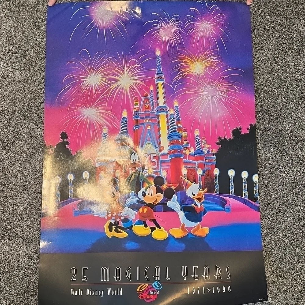 Disney | Art | Disney 25 Magical Years Celebration Wall Poster 9711996 ...